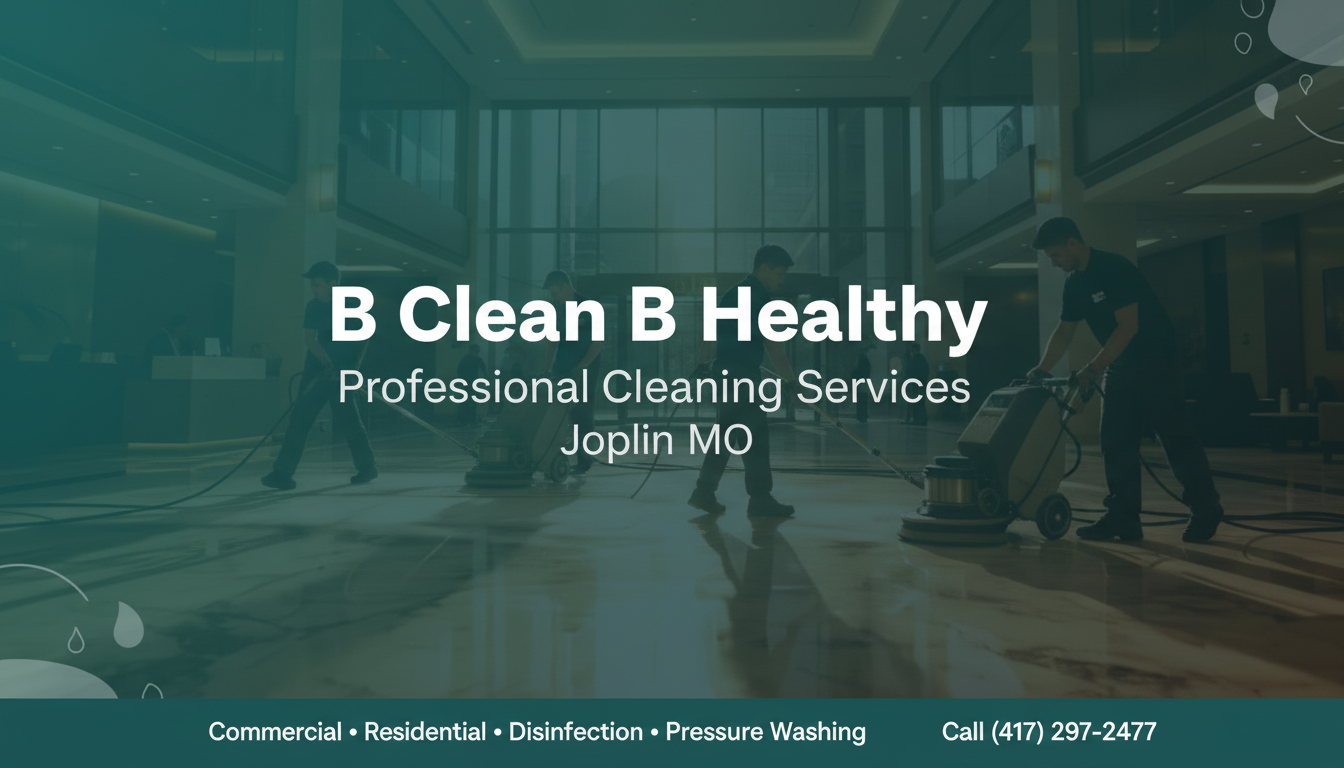 Cleaning Services Joplin MO | B Clean B Healthy